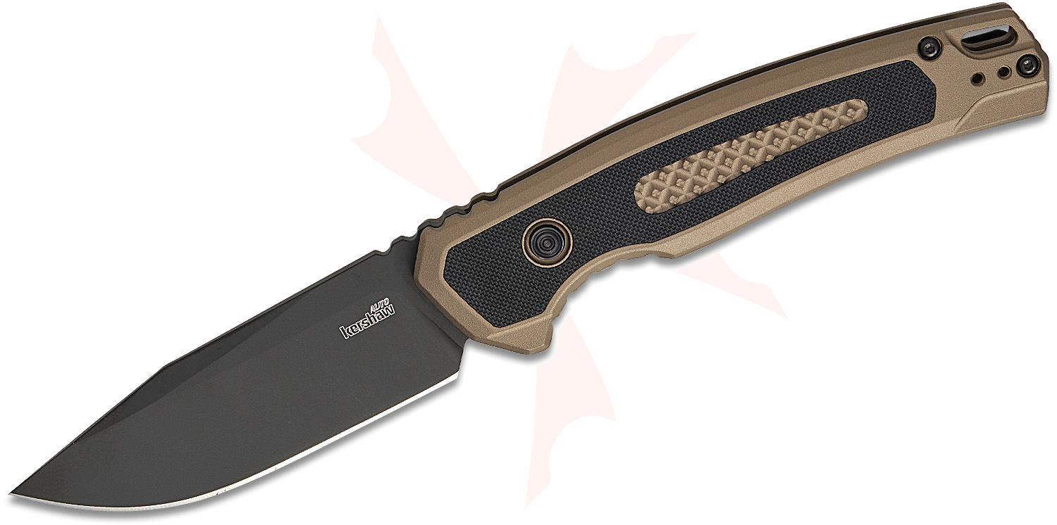Kershaw 7106 Launch 21 Button Lock AUTO Folding Knife 3.45" CPM-M4 ...