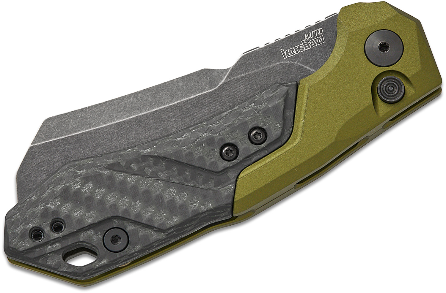 Kershaw 7850 Launch 14 AUTO Folding Knife 3.375" CPM-154 BlackWashed ...