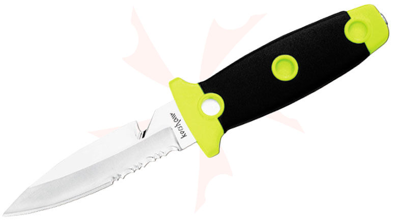 Kershaw 1008 Sea Hunter Diver's Knife 3-3/4" Blade, Kydex Sheath ...