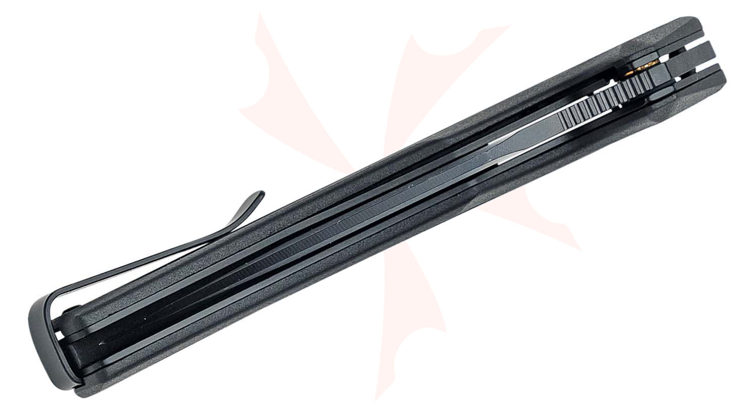 Kershaw 1645BLKST Lateral Assisted Flipper Knife 3.1" Black Drop Point ...