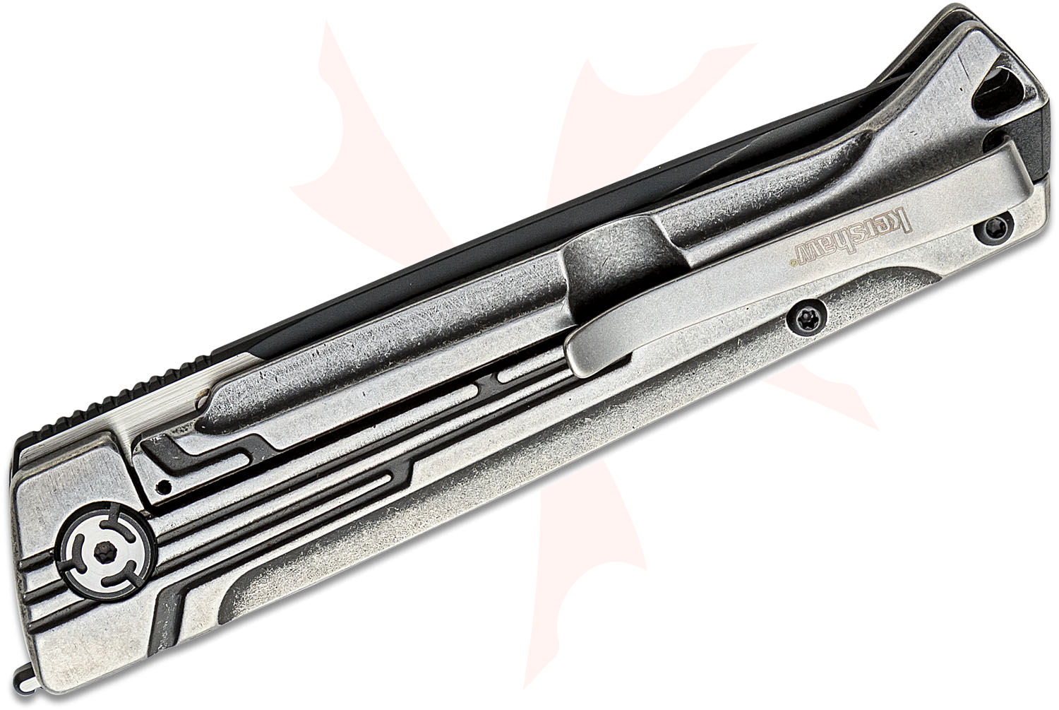 Kershaw 2060 Noventa KVT Flipper Knife 3.3" D2 Two-Tone Drop Point ...