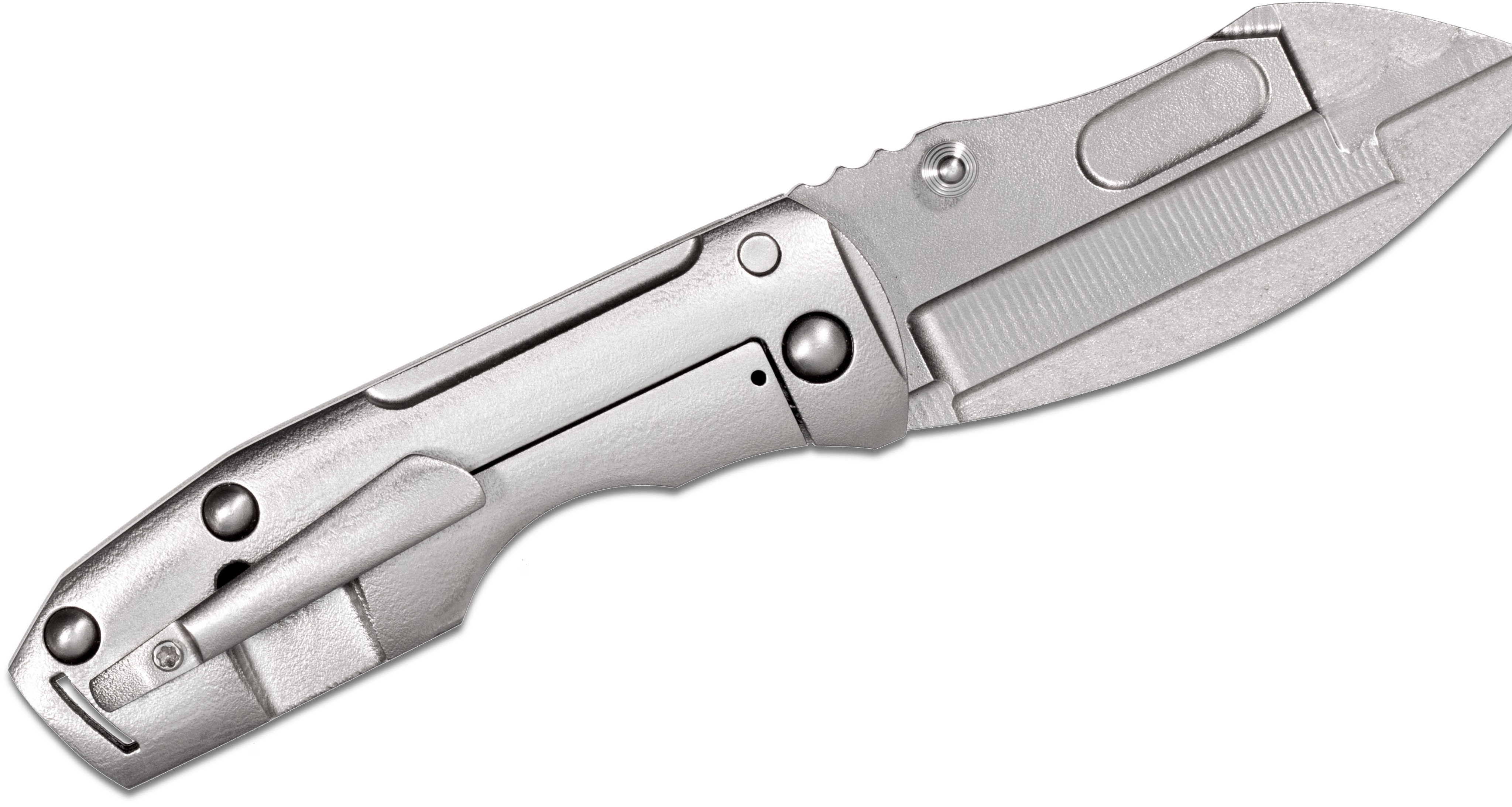 Kingdom Armory Custom All Titanium Omega #1 Folding Knife 3.125" Step ...