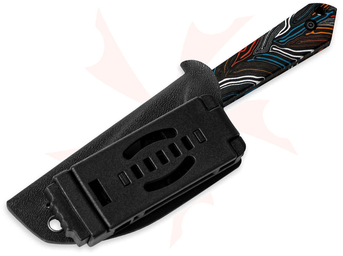 Kizer Cutlery Maverick Customs Harpoon Mini Fixed Blade Knife 3" CPM-3V ...