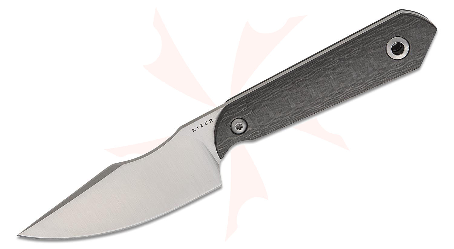 Kizer Cutlery Maverick Customs Harpoon Mini Fixed Blade Knife 3" M390 ...