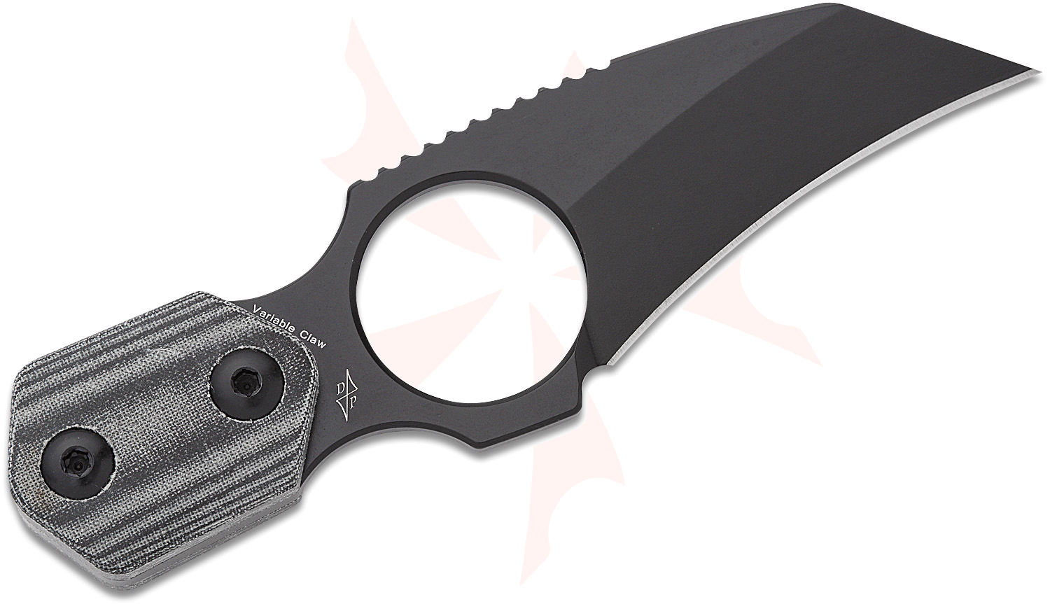 Kizer Cutlery 1056C1 Dirk Pinkerton Variable Claw Neck Knife 3.39 ...