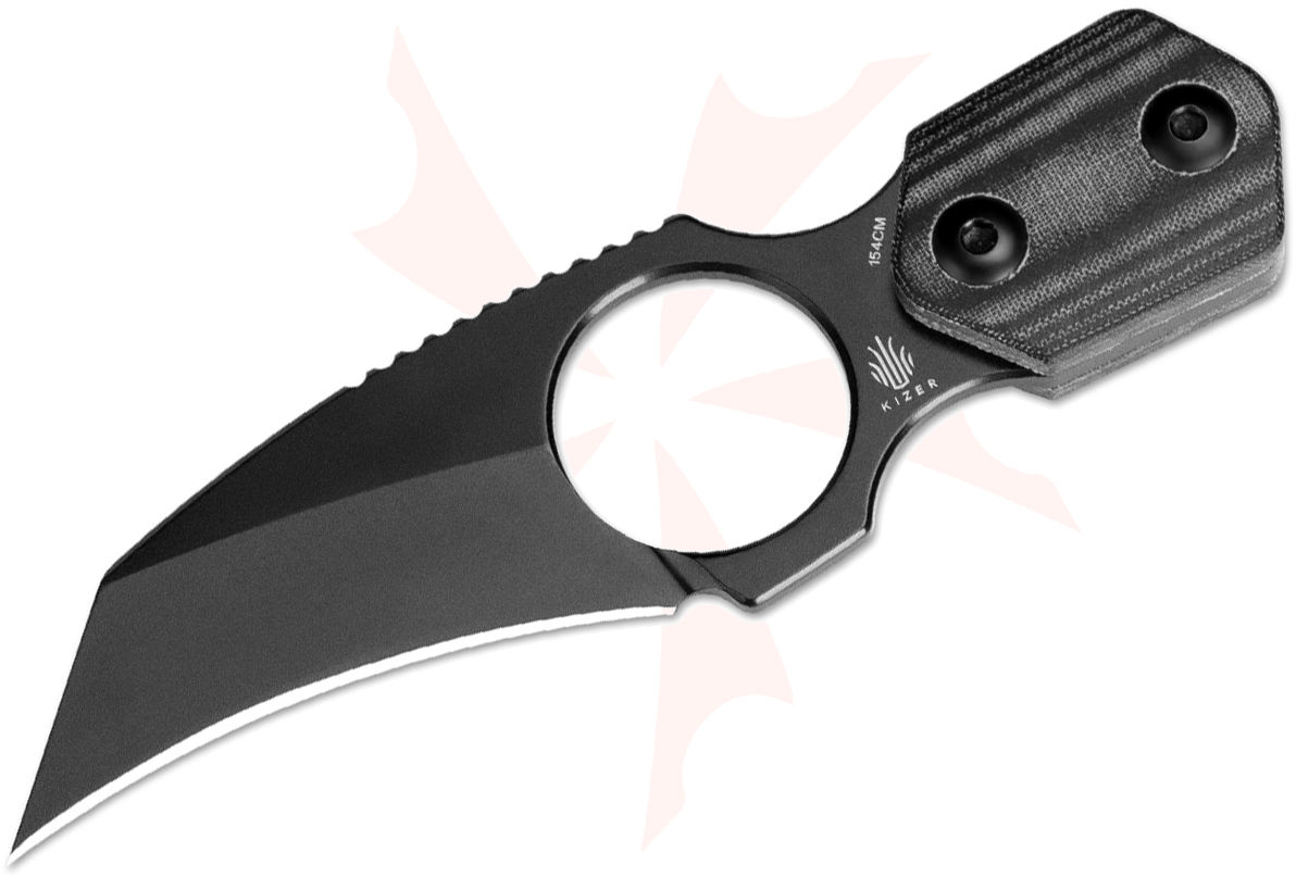 Kizer Cutlery 1056C1 Dirk Pinkerton Variable Claw Neck Knife 3.39 ...