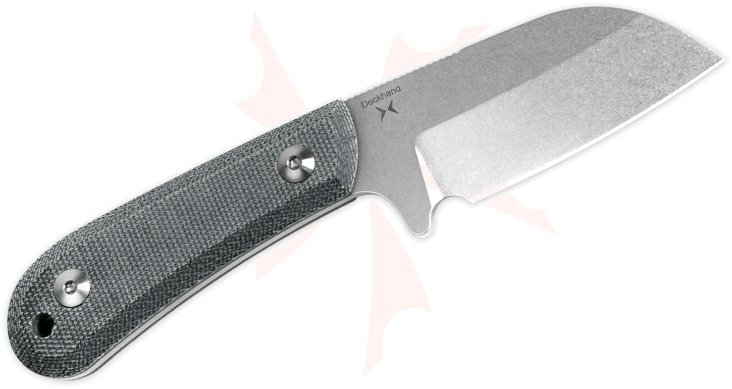 Kizer Cutlery 1062A1 Tyler Barnes Deckhand Fixed Blade Knife 2.95" D2 ...