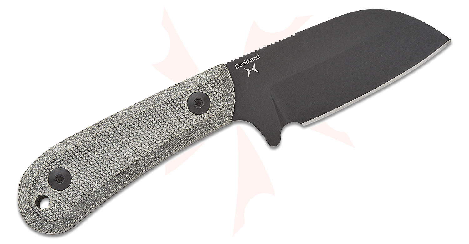 Kizer Cutlery 1062A2 Tyler Barnes Deckhand Fixed Blade Knife 2.95" D2 ...