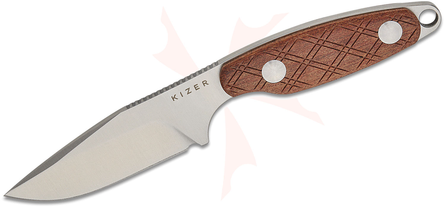 Kizer Cutlery Derek Sharon Muskrat Pocket Fixed Blade Knife 3.15" S35VN ...