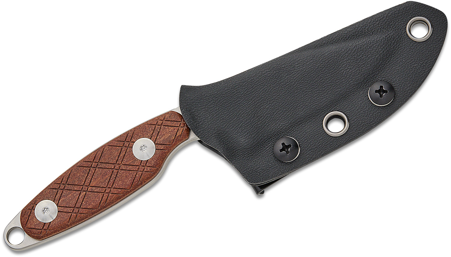 Kizer Cutlery Derek Sharon Muskrat Pocket Fixed Blade Knife 3.15" S35VN ...