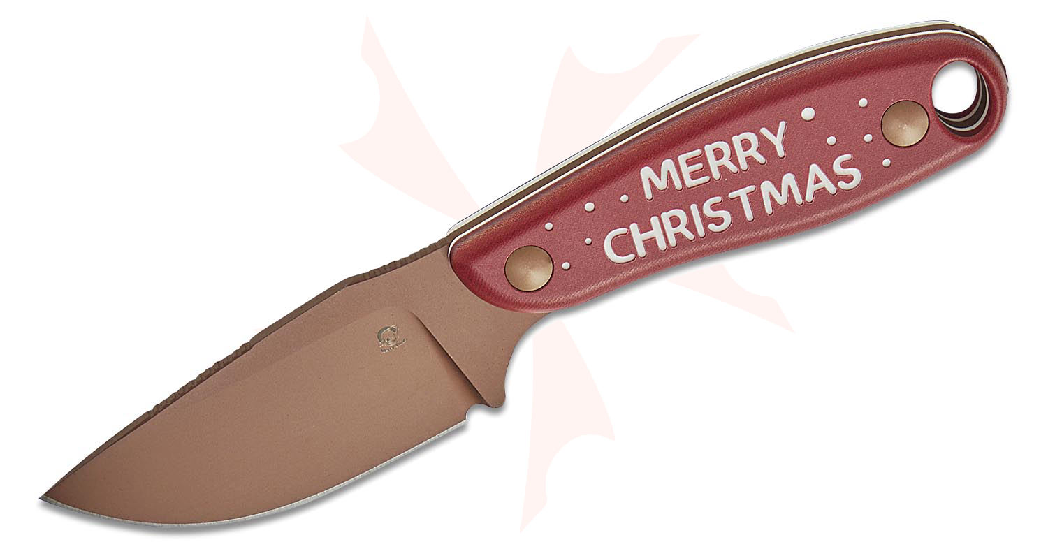 Kizer Cutlery Christmas Limited Edition Azo Hare Fixed Blade Knife 3.14 ...