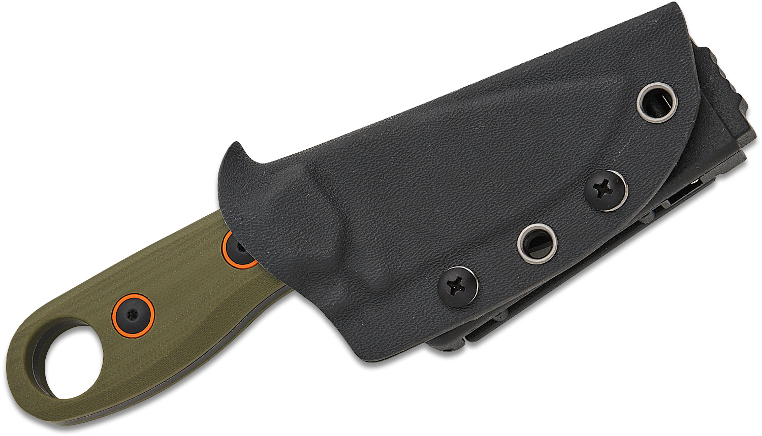 Kizer Cutlery Beaver Fixed Blade Knife 2.75" D2 Black Drop Point Blade ...