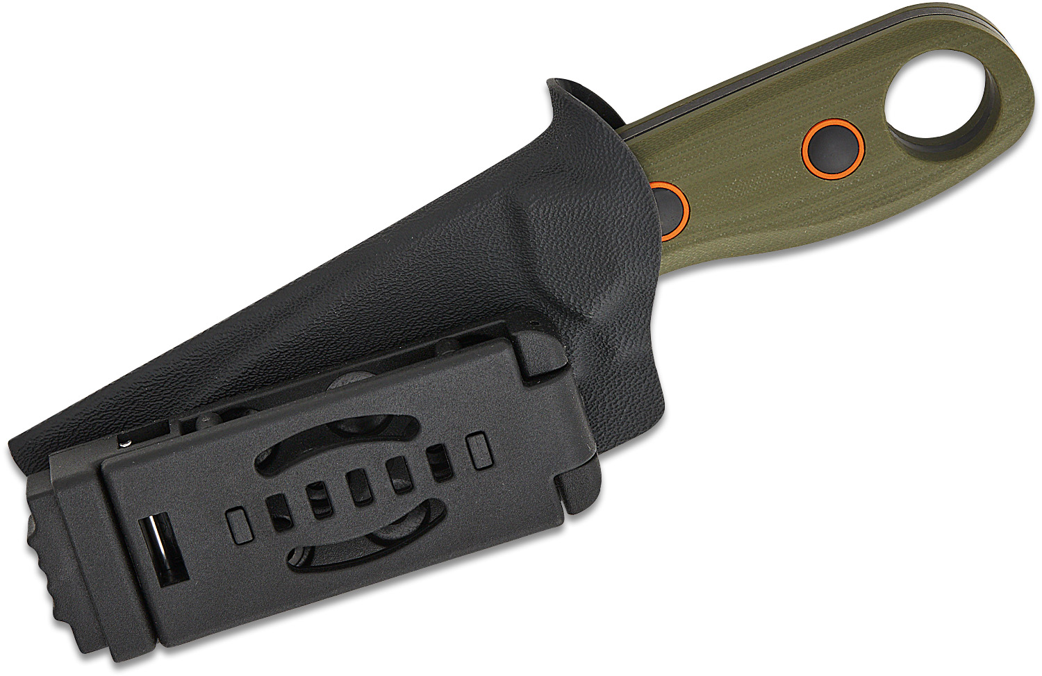 Kizer Cutlery Beaver Fixed Blade Knife 2.75" D2 Black Drop Point Blade ...