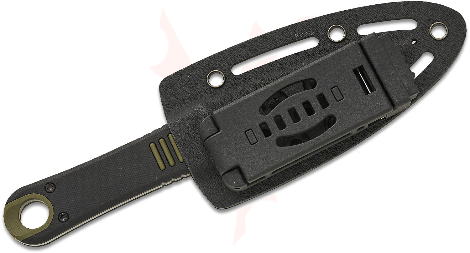 Kizer Cutlery Justin Lundquist Hidden Agenda Fixed Blade Knife 3.5" AEB ...
