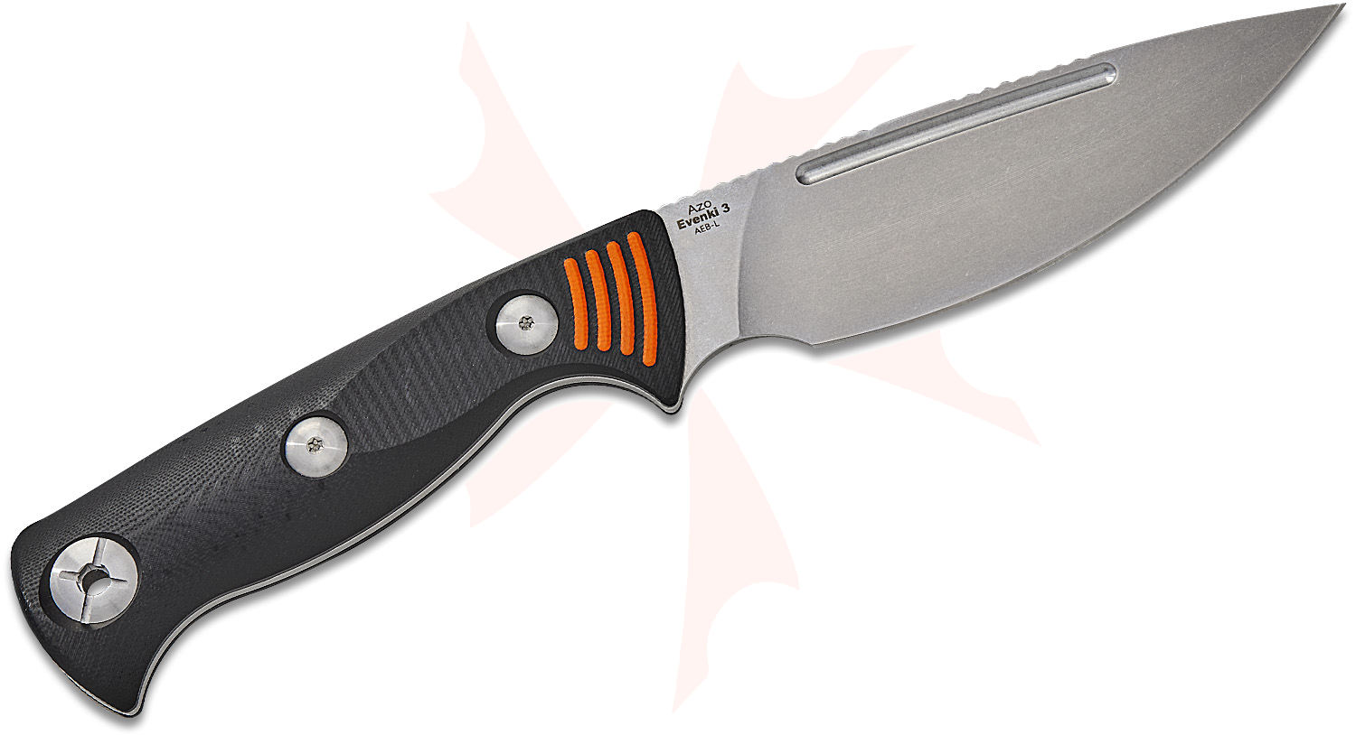 Kizer Cutlery 1099A1 Azo Evenki 3 Fixed Blade Knife 4.48" AEB-L ...