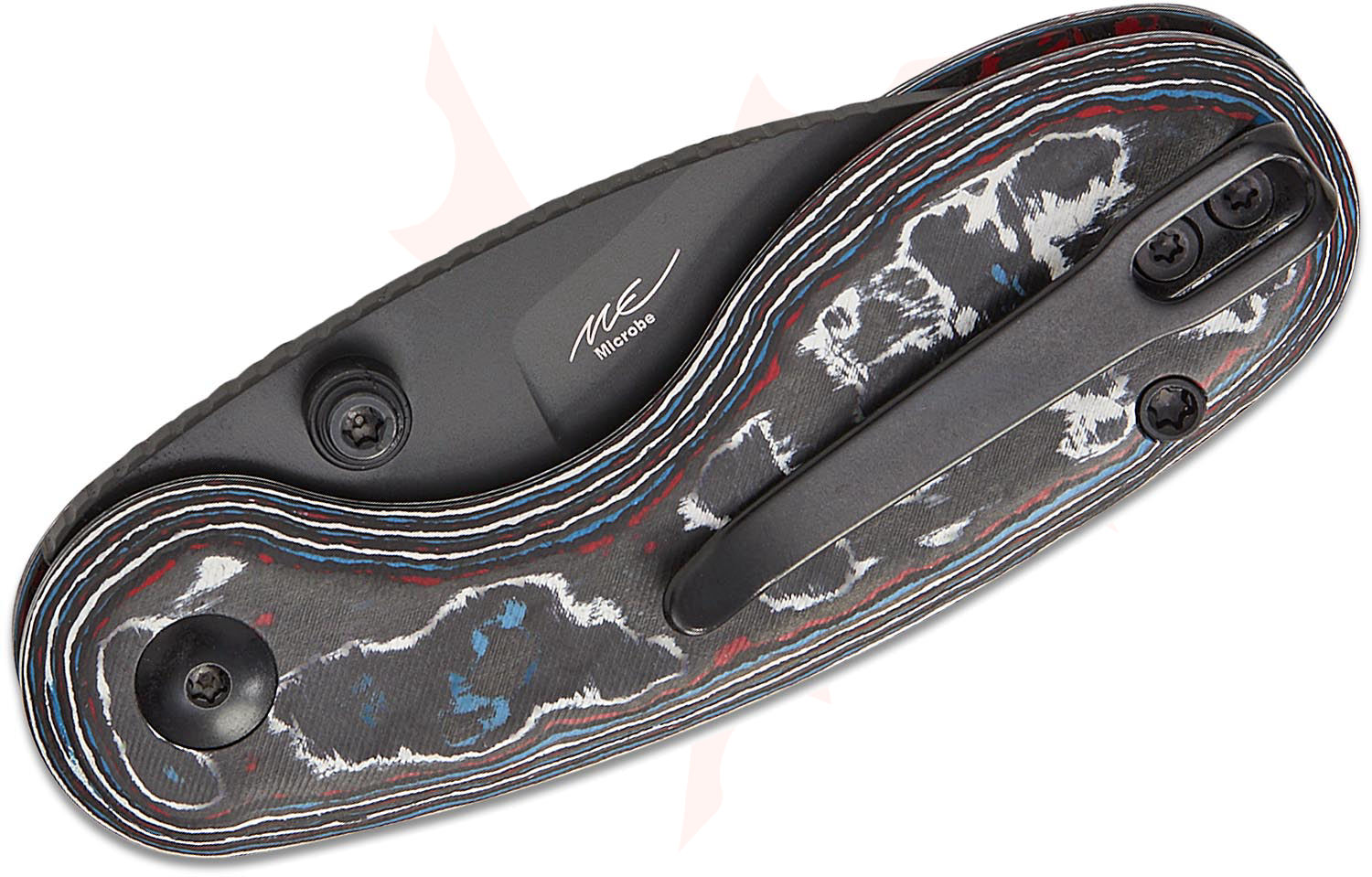Kizer Cutlery Microbe Button Liner Lock Folding Knife 2.19" M390 Black ...