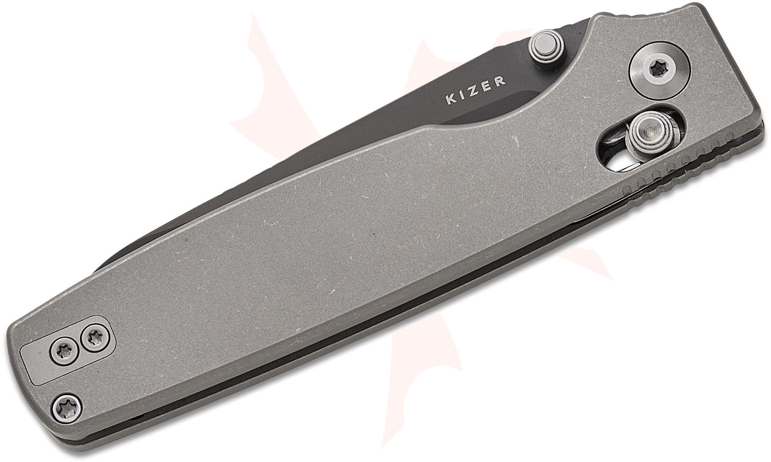 Kizer Cutlery Original 2 Clutch Lock Folding Knife 3.2" S45VN Black DLC ...