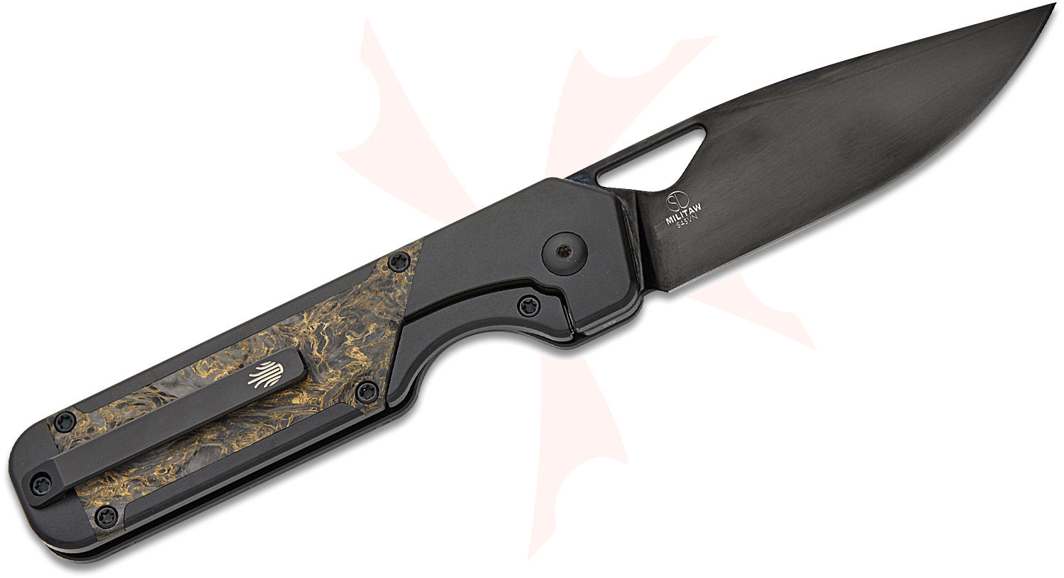 Kizer Cutlery Jonathan Styles Militaw Frame Lock Front Flipper Knife 3. ...