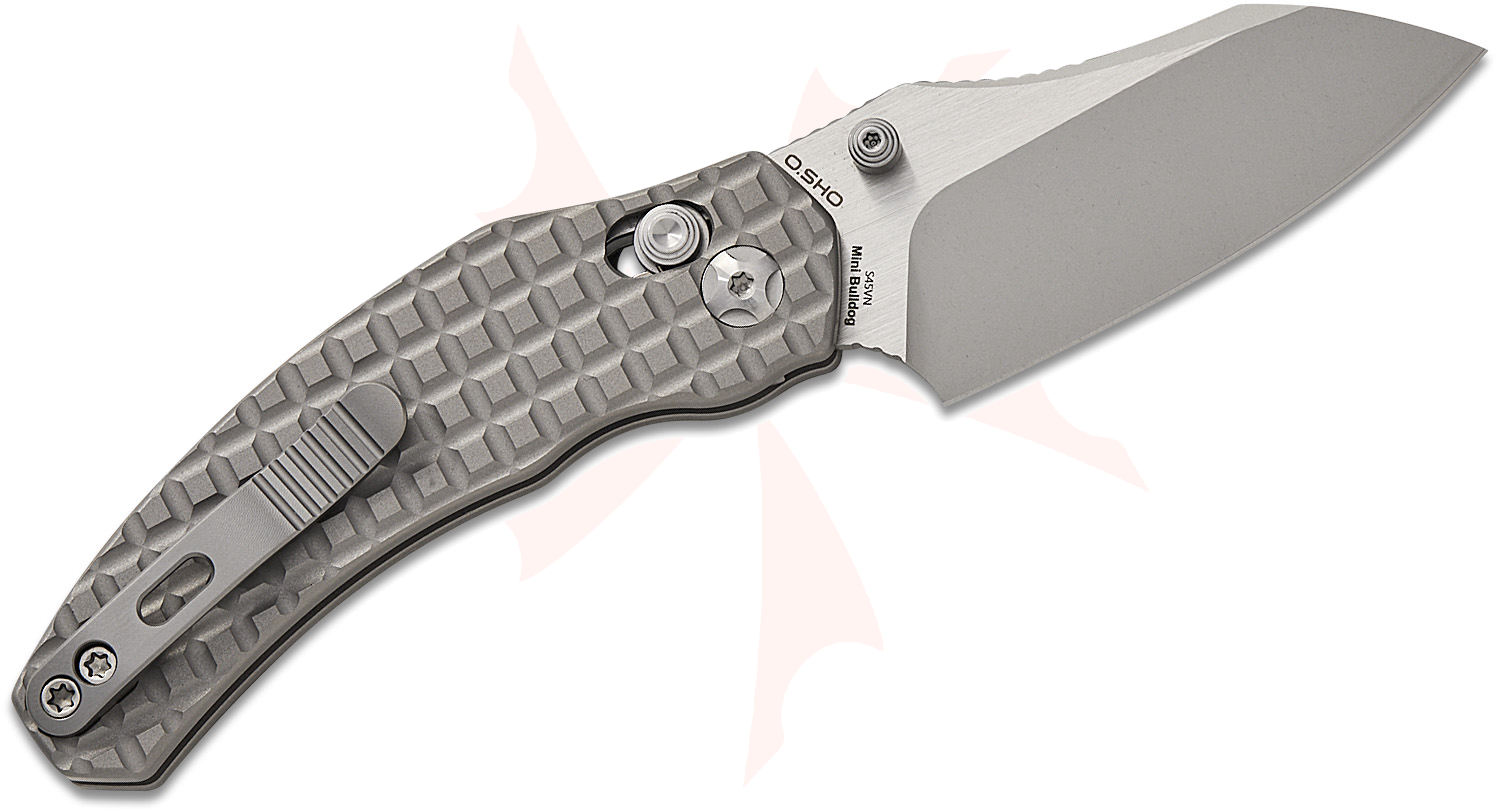 Kizer Cutlery O. SHO Mini Bulldog Clutch Lock Folding Knife 2.51" CPM ...