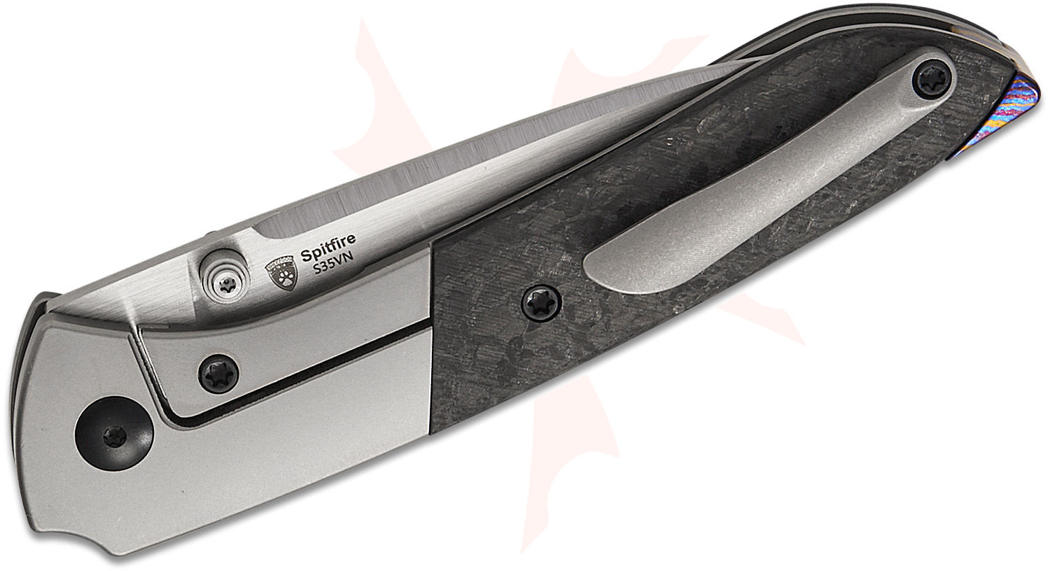 Kizer Cutlery Chris Conaway Spitfire Folding Knife 3.13" S35VN Satin ...