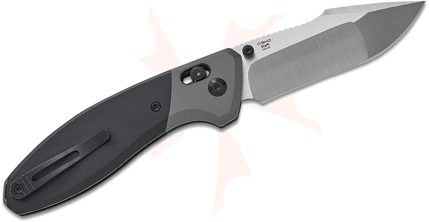 Kizer Cutlery O. SHO Staffi Clutch Lock Folding Knife 3.3" S45VN Hand ...