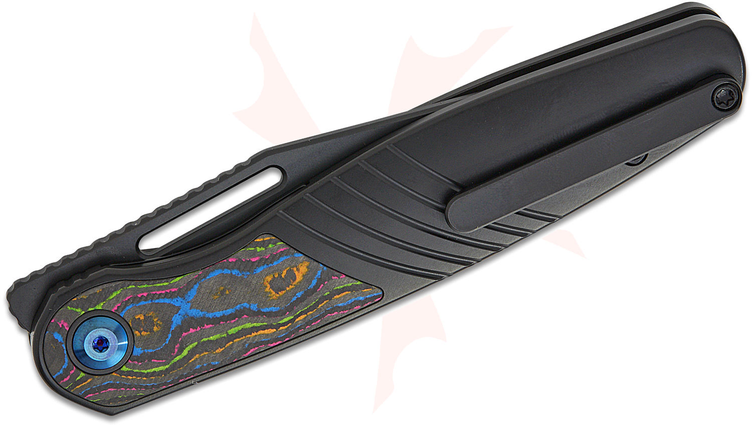 Kizer Cutlery Mark Perez Raze Front Flipper Knife 3.5" S45VN Black DLC ...