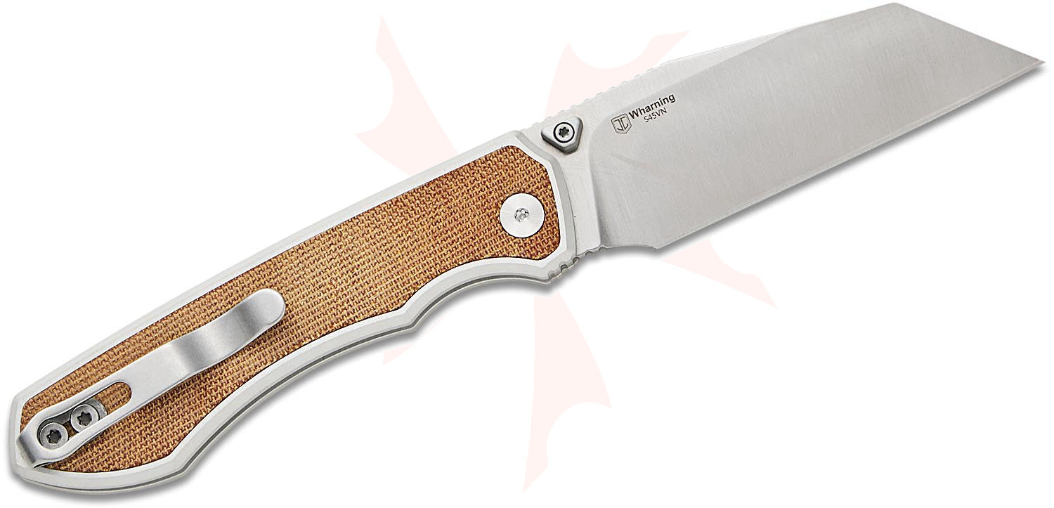 Kizer Cutlery Johan Jordaan Wharning Button Liner Lock Folding Knife 3. ...