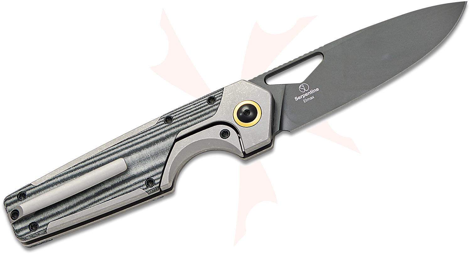 Kizer Cutlery Jonathan Styles Serpentine Frame Lock Front Flipper Knife ...