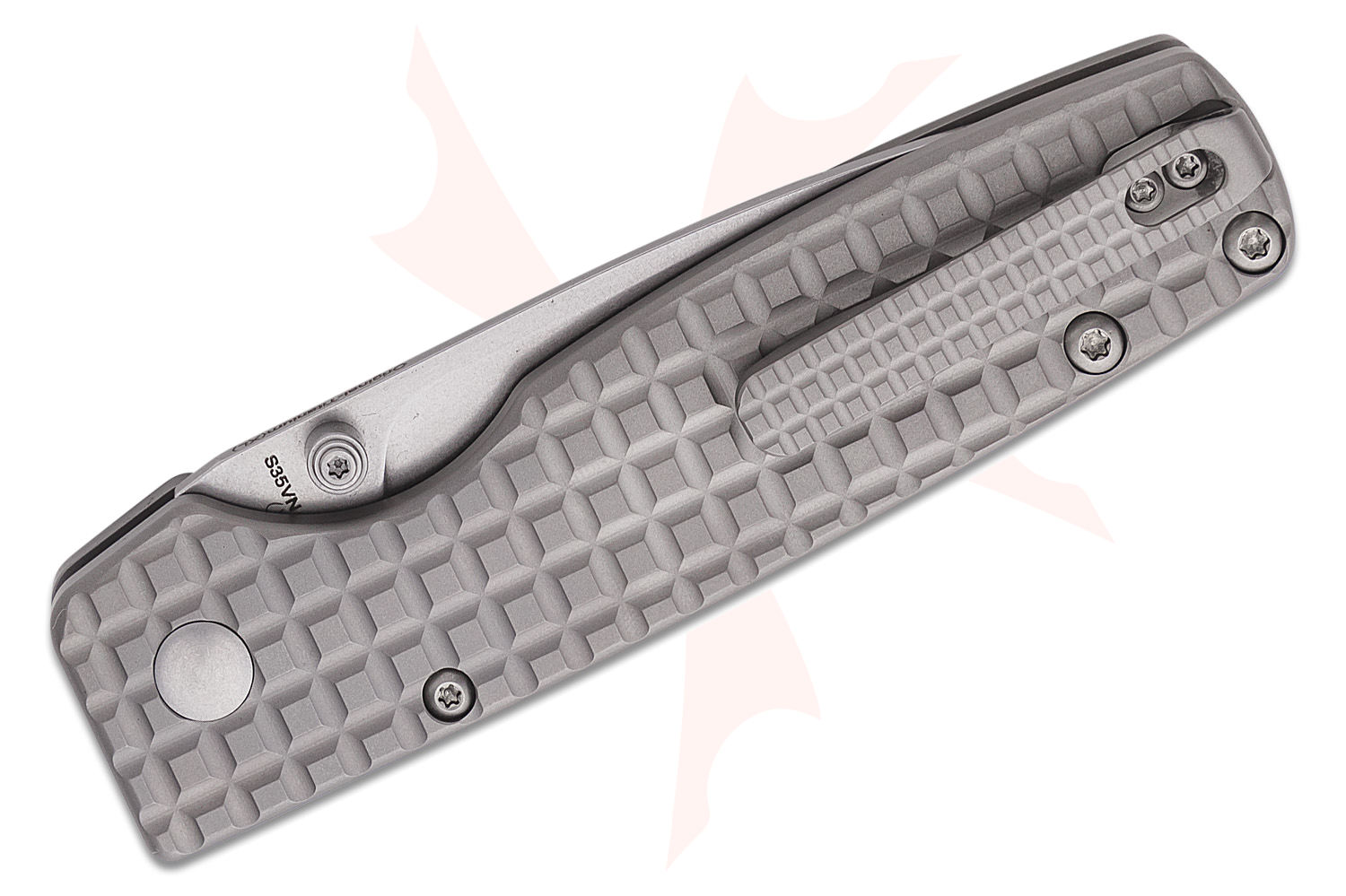 Kizer Cutlery Original(XL) Button Lock Folding Knife 3.25" CPM-S35VN ...