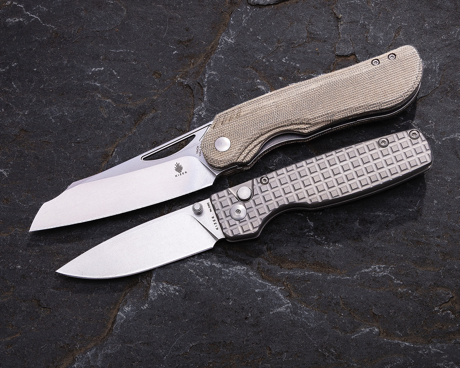 Kizer Cutlery V3542.2C1 Sebastian Irawan Kobold 2.0 Front Flipper Knife ...