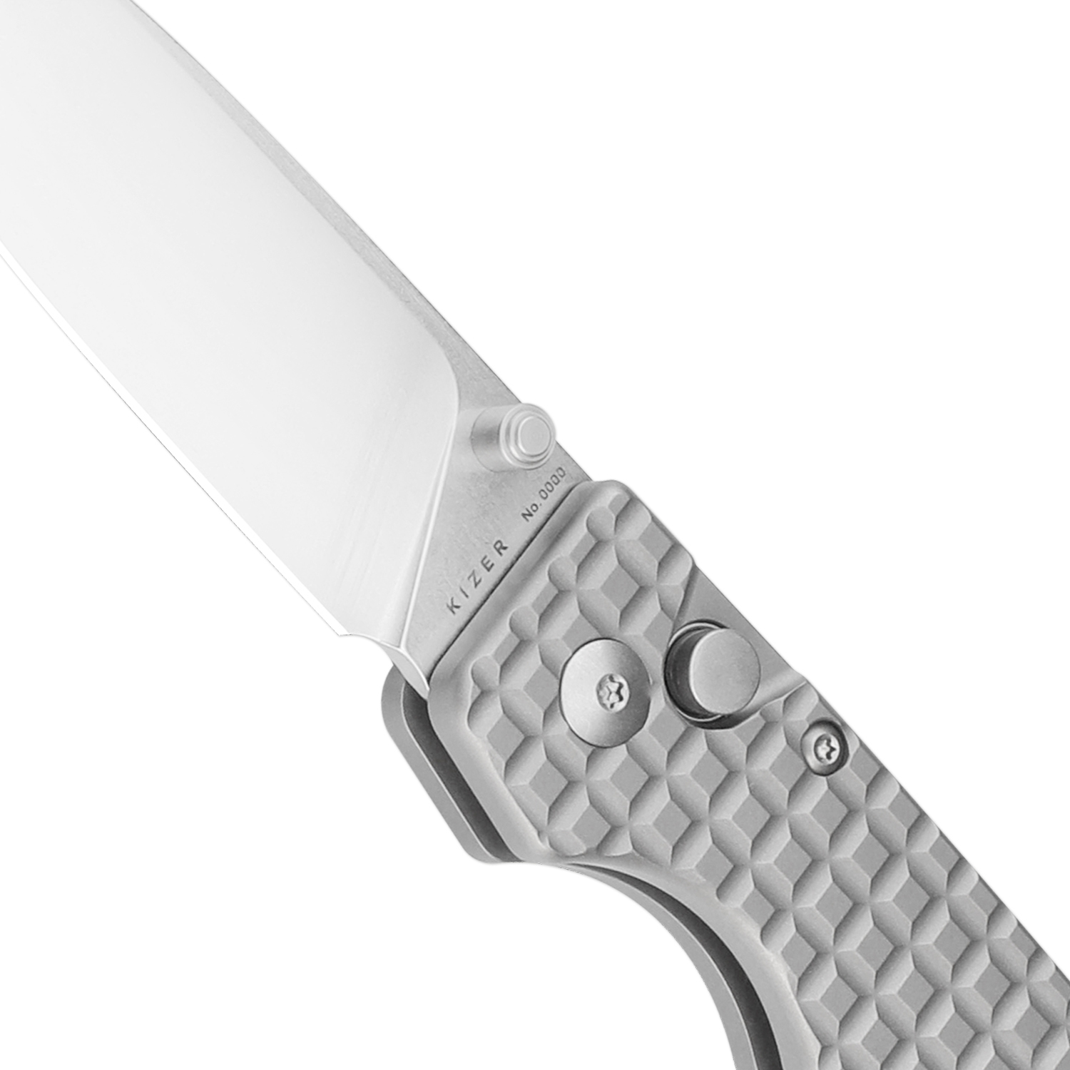 Kizer Cutlery Original(XL) Button Lock Folding Knife 3.25" CPM-S35VN ...