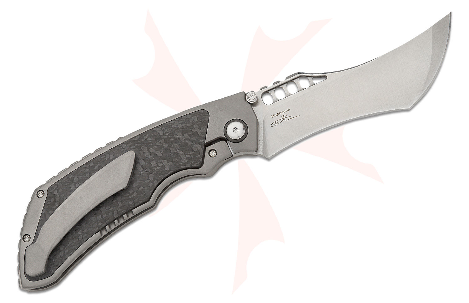 Kizer Cutlery James Lowe Huntsmen Bolster Lock Folding Knife 3.82 ...