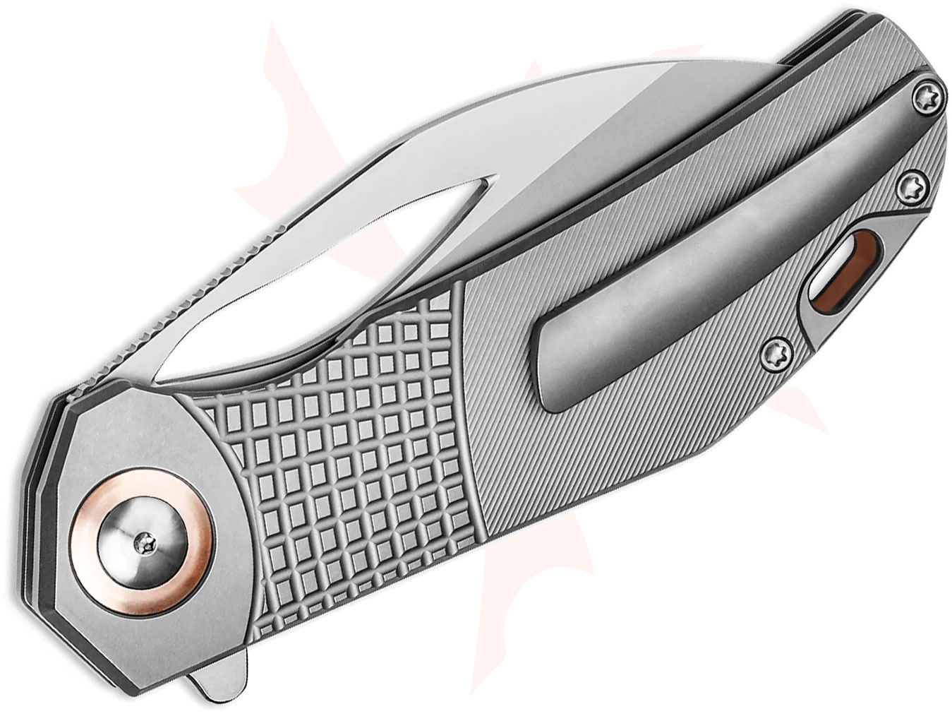 Kizer Cutlery Ki4683A2 Carlos Elstner Hawk Liner Lock Flipper Knife 3. ...