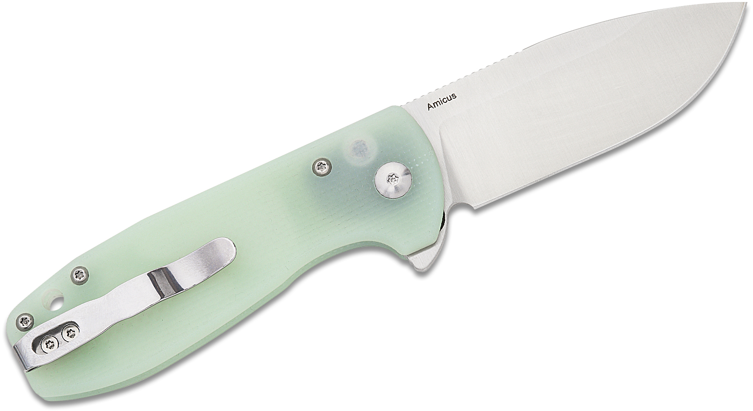 Kizer Cutlery Laconic Series Azo Amicus Button Lock Flipper Knife 2.95 ...