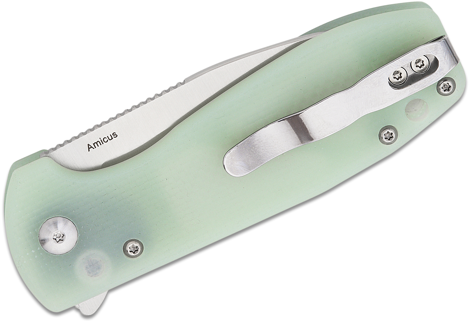 Kizer Cutlery Laconic Series Azo Amicus Button Lock Flipper Knife 2.95 ...