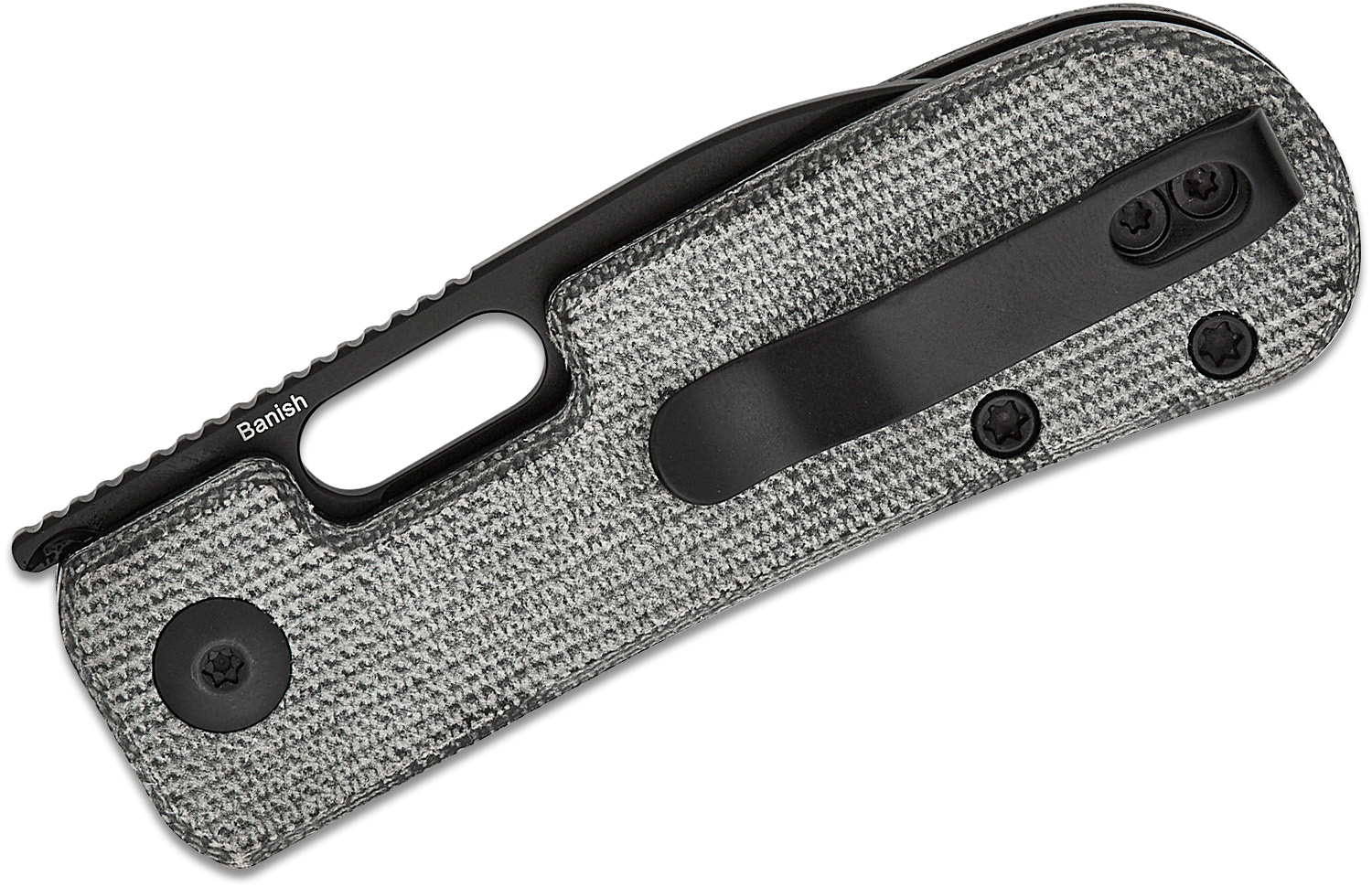 Kizer Cutlery Vanguard Jacob Lundquist Banish Button Lock Folding Knife ...