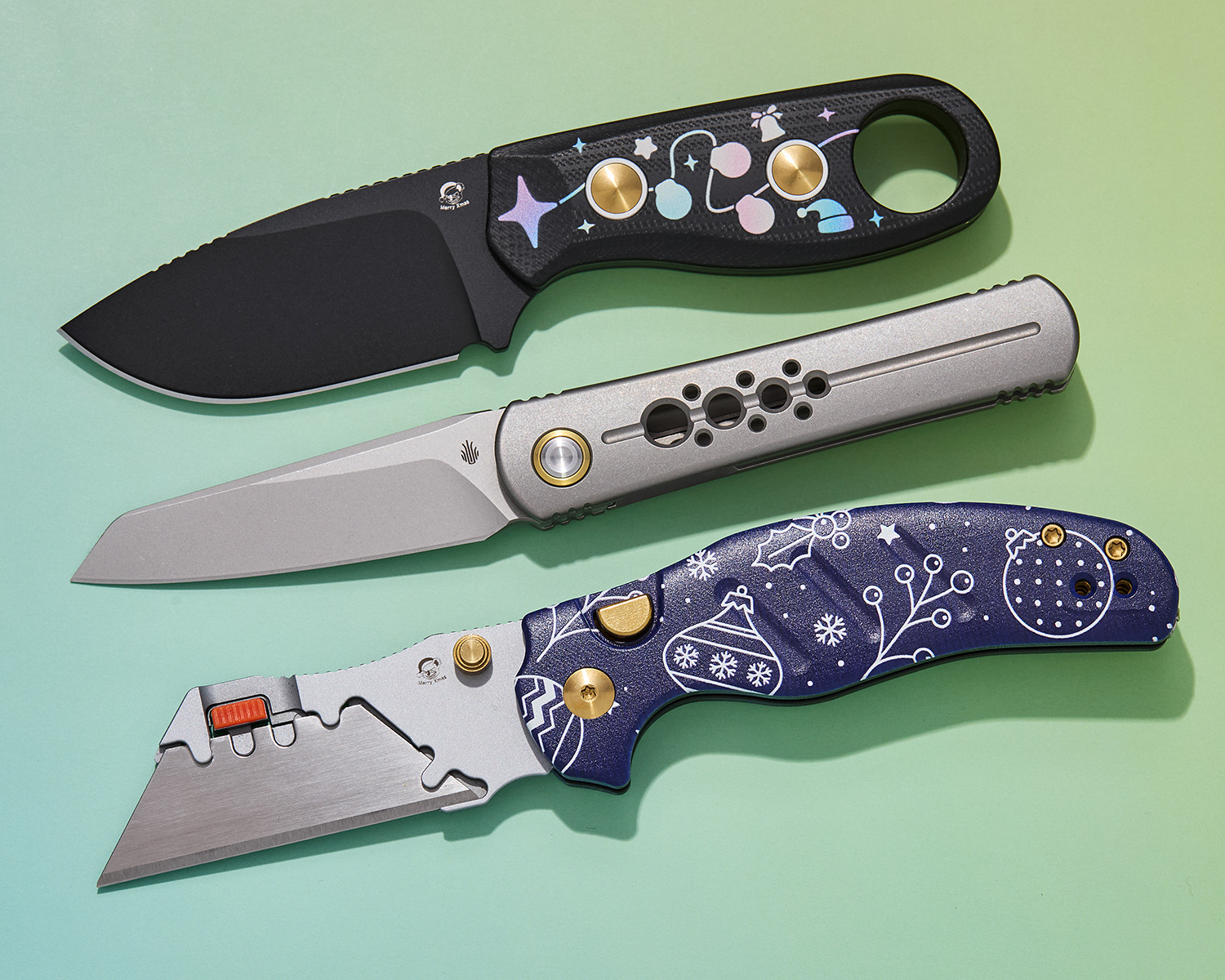 Kizer Cutlery Vanguard Christmas Limited Edition Sheepdog C01C Uti 2 ...
