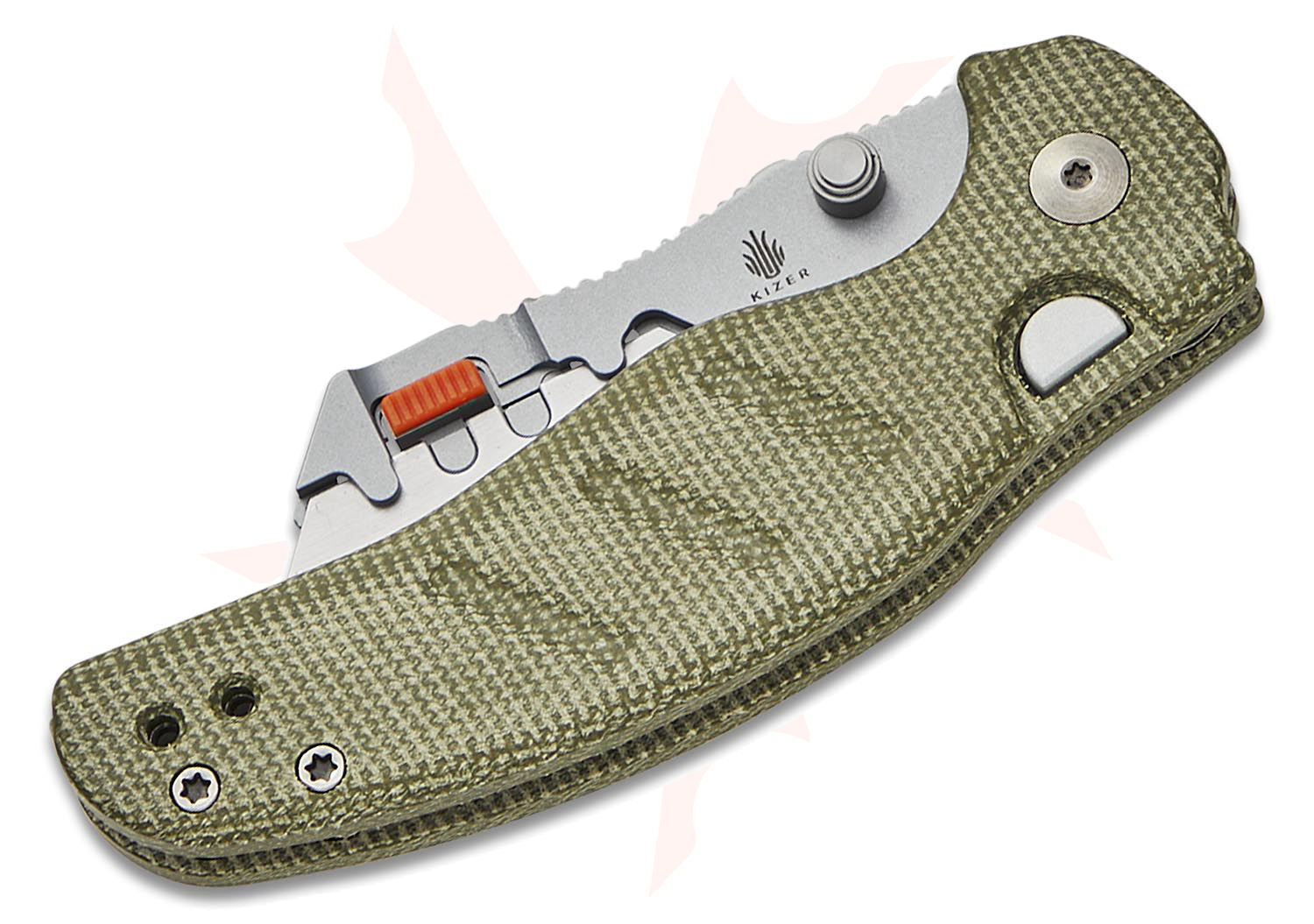 Kizer Cutlery Vanguard Sheepdog C01C Uti 2 Button Liner Lock Folding ...