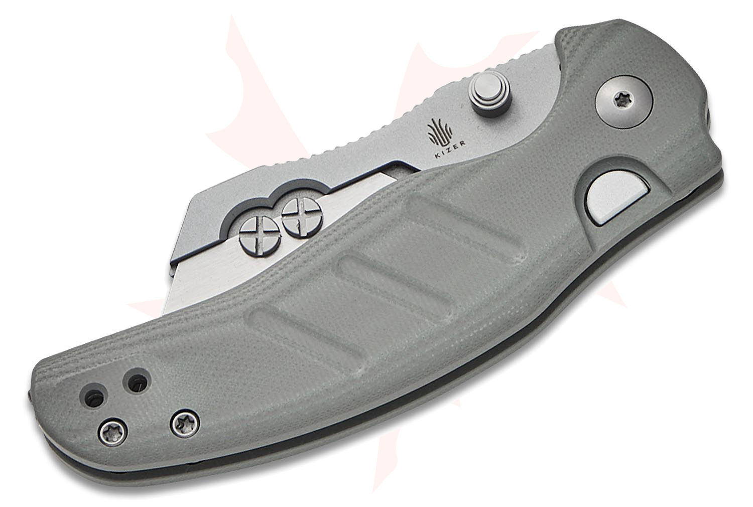 Kizer Cutlery Vanguard Sheepdog C01C Uti 1 Button Liner Lock Folding ...