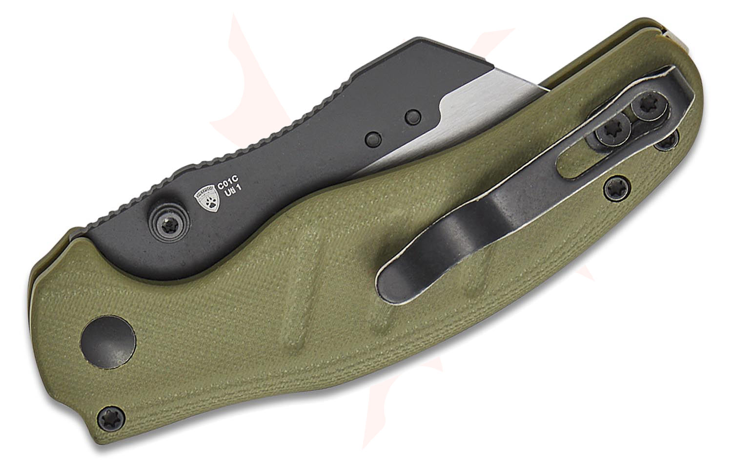 Kizer Cutlery Vanguard Sheepdog C01C Uti 1 Button Liner Lock Folding ...