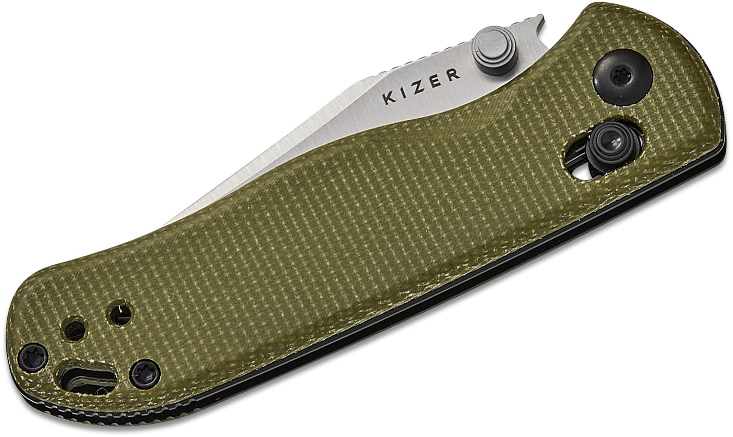 Kizer Cutlery Vanguard Azo Drop Bear 2 Clutch Lock Folding Knife 2.85 ...