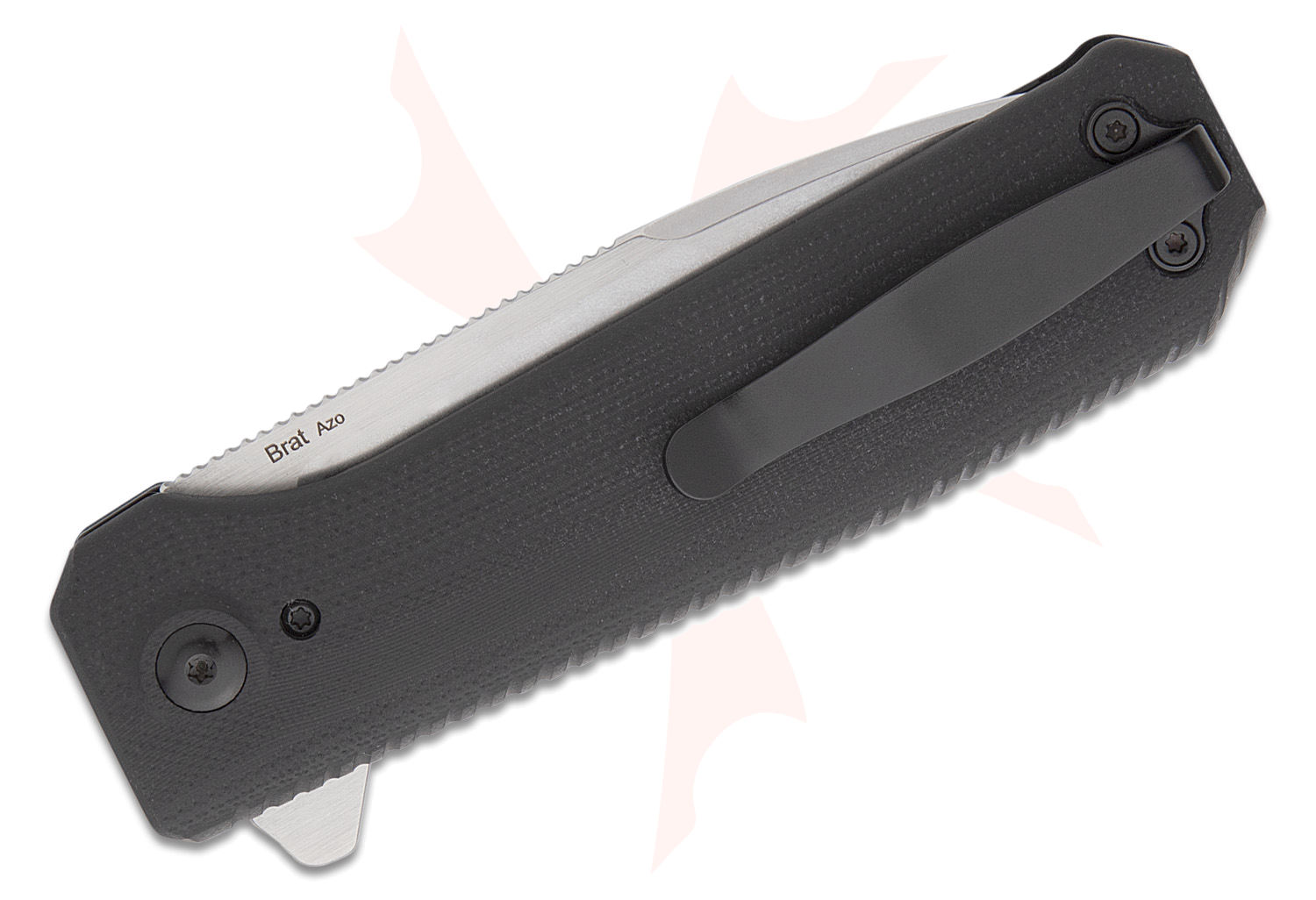 Kizer Cutlery Vanguard Azo Brat Button Lock Flipper Knife 3.5" 154CM ...