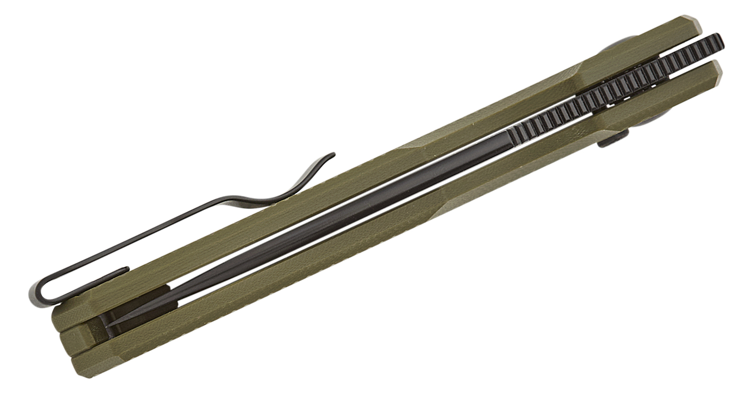 Kizer Cutlery Vanguard Caleb Waldman Dogfish Button Lock Folding Knife ...