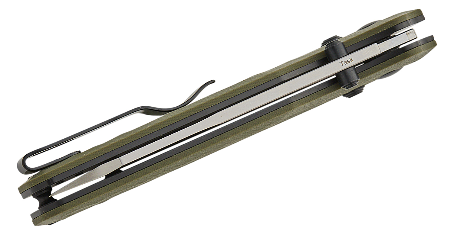 Kizer Cutlery Vanguard Nick Consoli Task Clutch Lock Folding Knife 3.04 ...