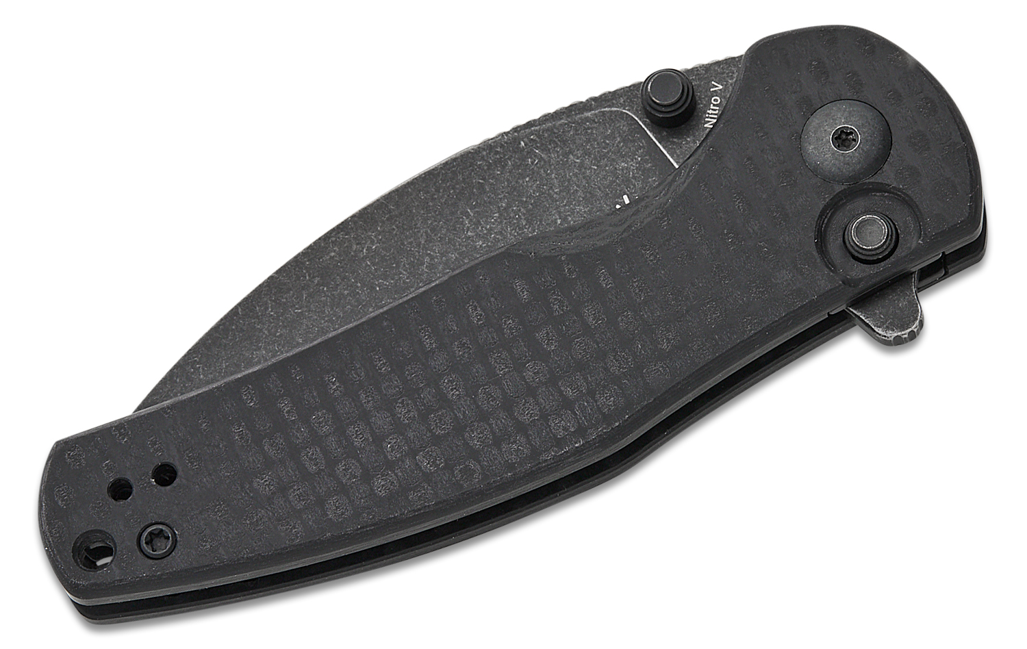 Kizer Cutlery Vanguard Azo Mini Grouper Button Lock Flipper Knife 3.14 ...