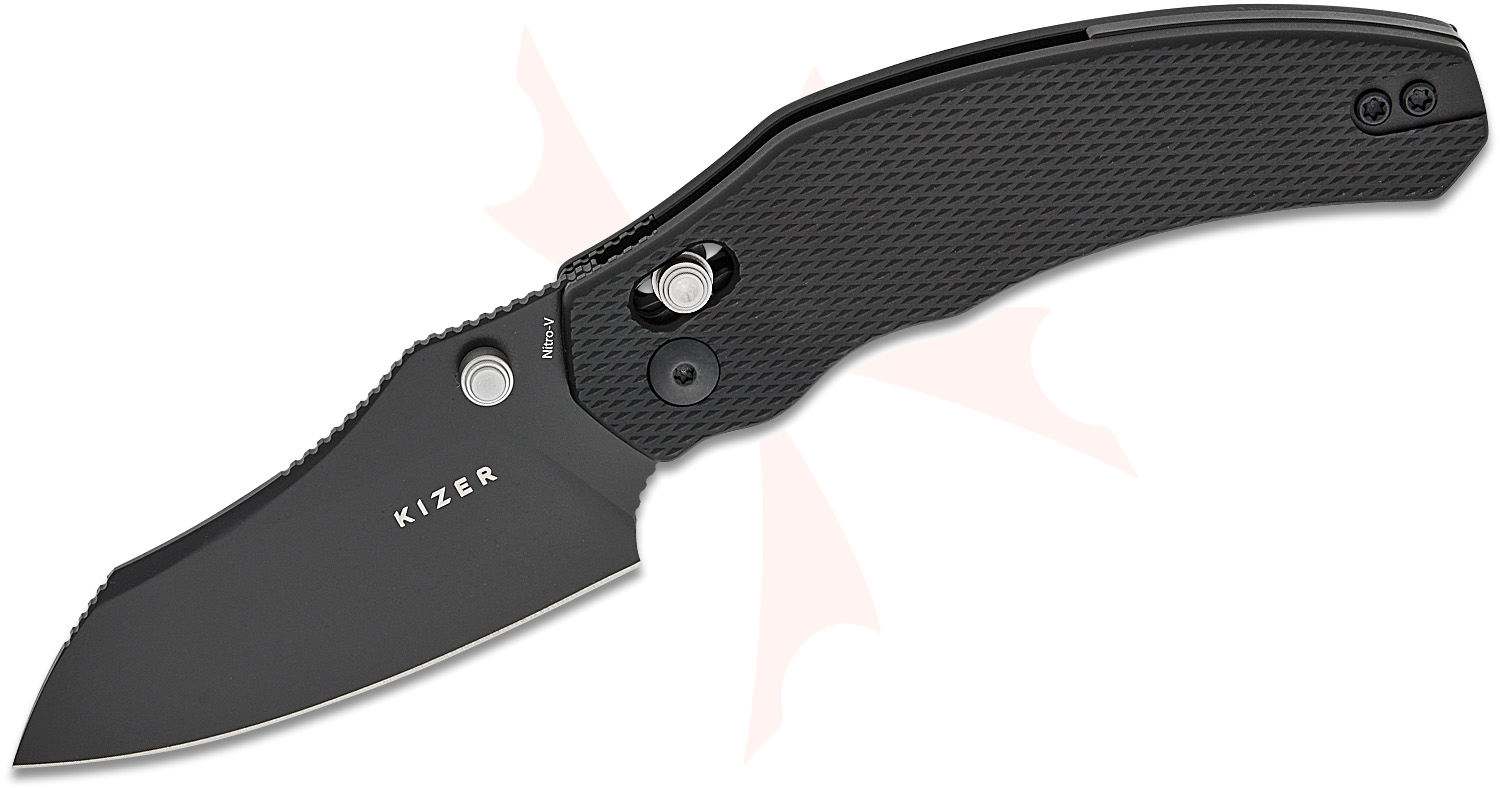 Kizer Cutlery Vanguard O. SHO Bulldog Clutch Lock Folding Knife 3 ...