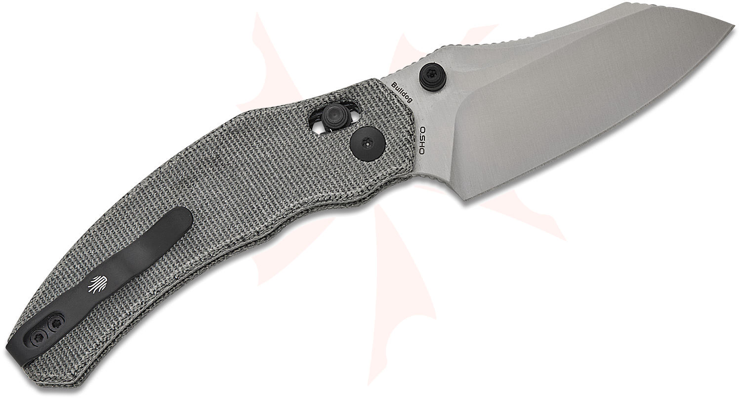 Kizer Cutlery Vanguard O. SHO Bulldog Clutch Lock Folding Knife 3 ...