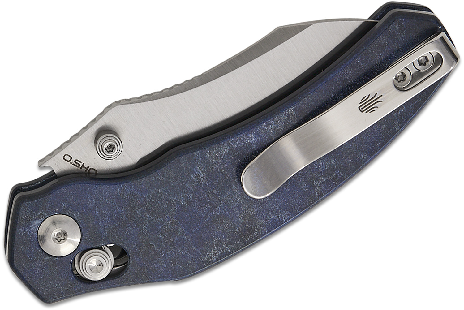 Kizer Cutlery Vanguard O. SHO Mini Bulldog Clutch Lock Folding Knife 2. ...