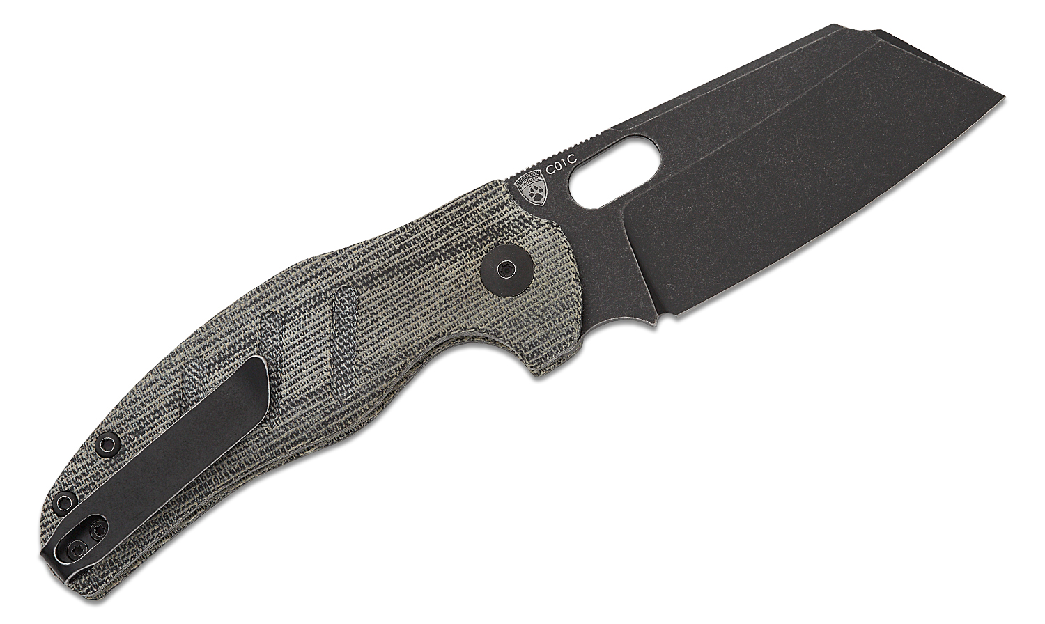 Kizer Cutlery Vanguard Sheepdog C01C Button Lock Folding Knife 3.3 ...