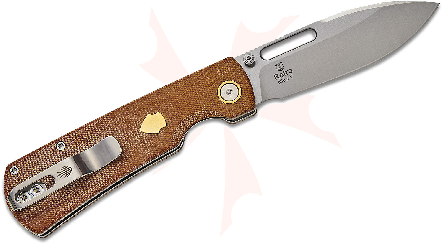 Kizer Cutlery Vanguard Johan Jordaan Retro Traditional Liner Lock Front ...